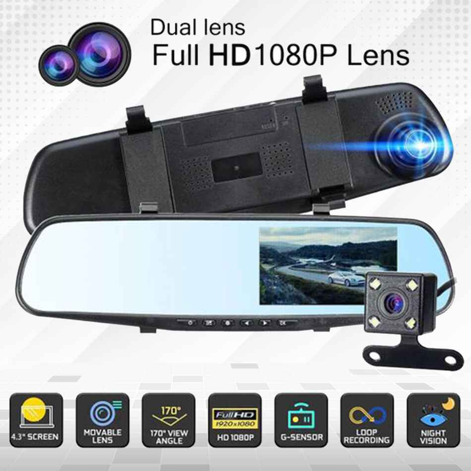 Dvr 3.5inc Back Mirror Led Blackbox Yellow – Sehgal Motorsports