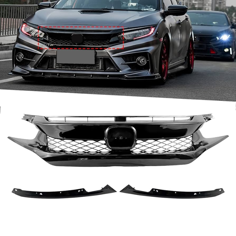 Honda Civic X Front Grill Type R Model 2016-2021 – Sehgal Motorsports